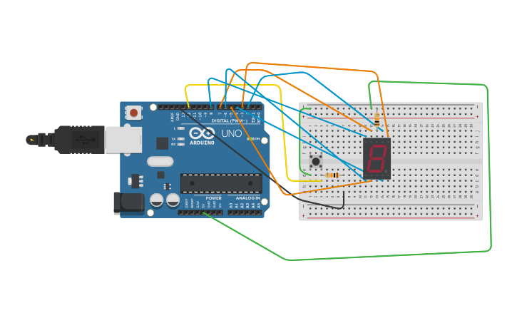 Circuit Design Contador Asc Desc Con Push Jonara Tinkercad