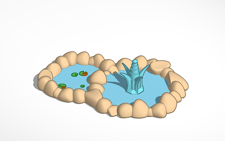 3D design Pond - Tinkercad