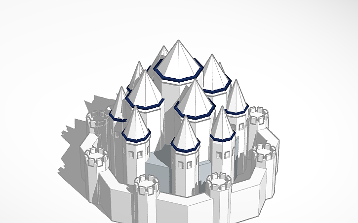 3D design castle | Tinkercad