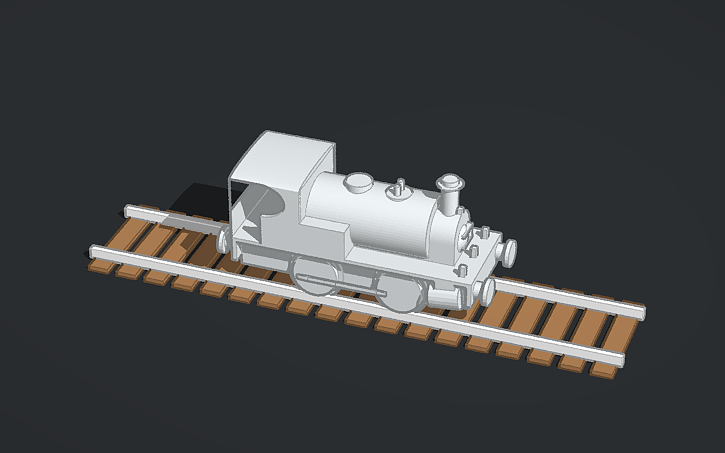 3D design Percy's Ghost Train - Tinkercad