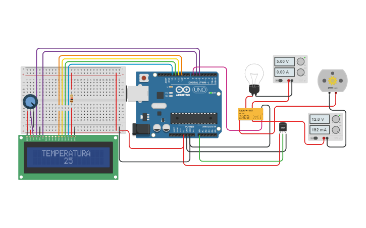 Circuit design Timis Andrea LCD,Temperatura,Motore - Tinkercad
