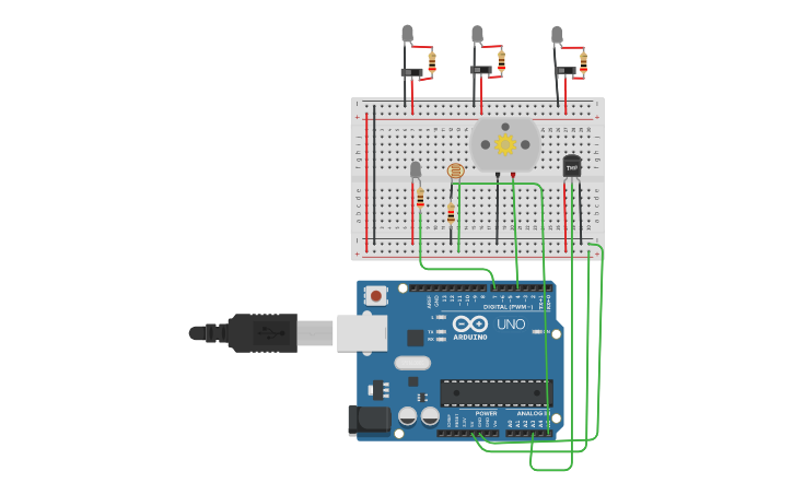 Circuit design Tiny Home Circuit - Tinkercad