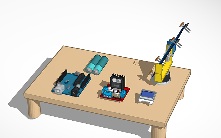 3D design Prototype of Dual Axis-Rajkumar - Tinkercad