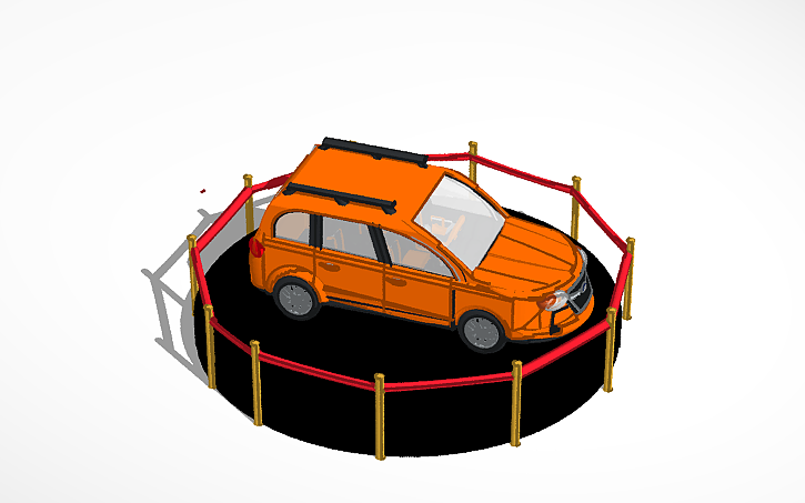 3D design Upgraded Orange 2016 Subaru Forester - mythics - Tinkercad