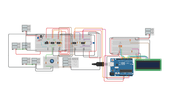 Circuit design Reto 1 LIM | Tinkercad