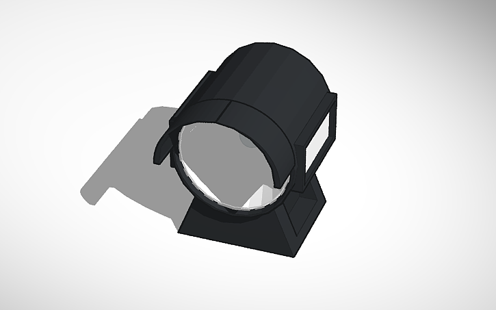 3D design Steam locomotive headlight - Tinkercad