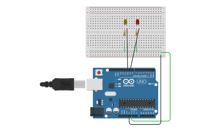Circuit design Atividade String | Tinkercad