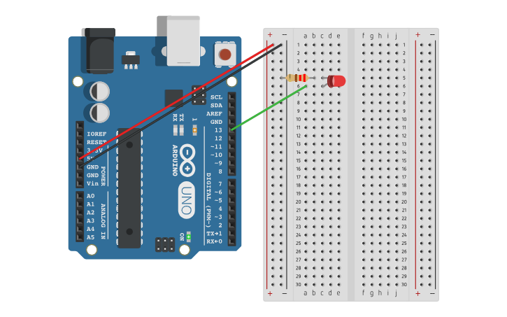 Circuit design Circ-01 | Tinkercad
