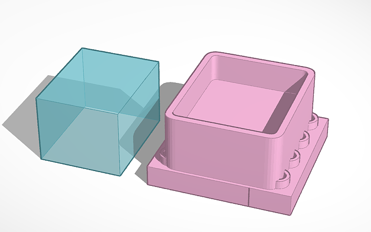 3D design Duplo Shoe Rack Riser | Tinkercad