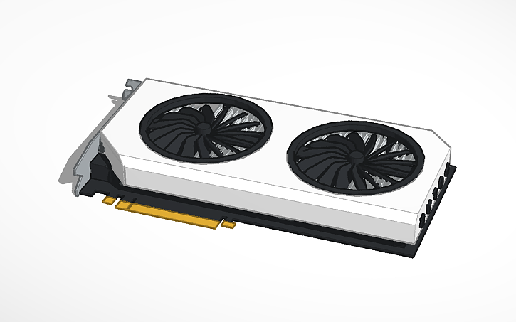 3D design Graphics Card | Tinkercad