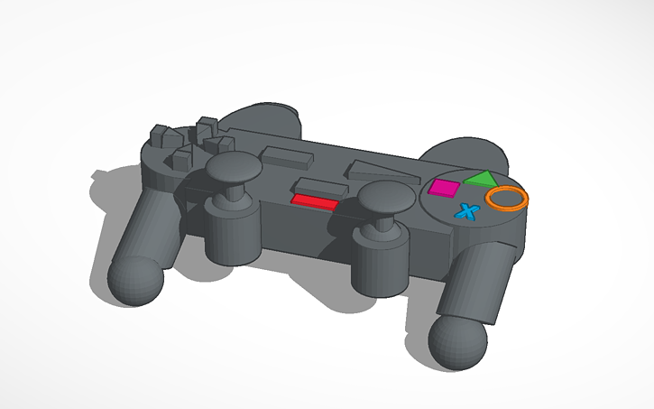 3D design PS2 Controler | Tinkercad
