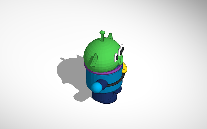3D design Alien from toystory - Tinkercad