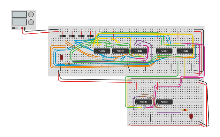 Circuit design Voting Booth + Alarm | Tinkercad