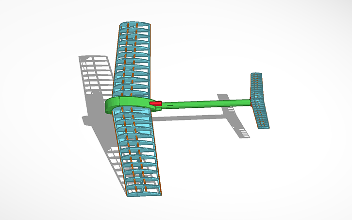 3D design Glider Frame (Assembled) - Tinkercad