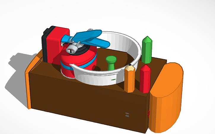 3D design Desk Tidy - Tinkercad