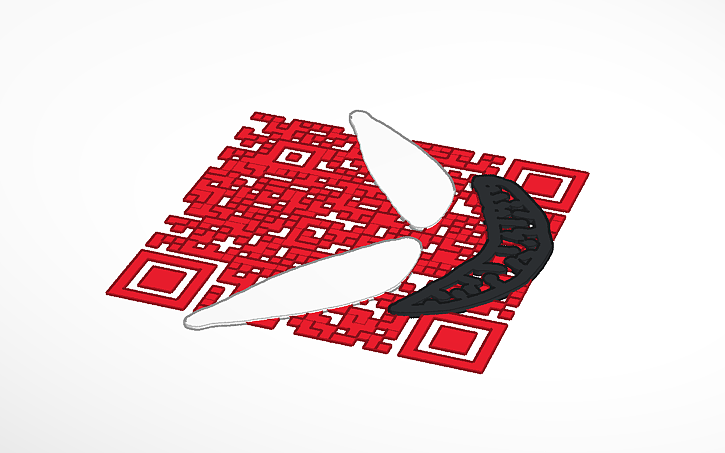 3D design QR code | Tinkercad