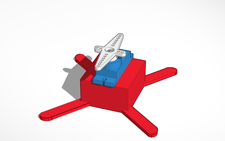 3d Design Servo Mount Tinkercad