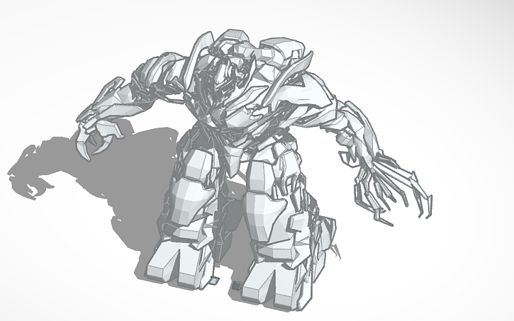 3D design MEGATRON THAT I TOTALLY MADE ;) - Tinkercad