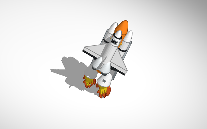 3D design NASA space ship - Tinkercad