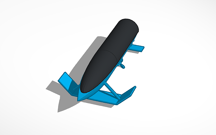 3D design rc hydofoil jet boat with instruments | Tinkercad