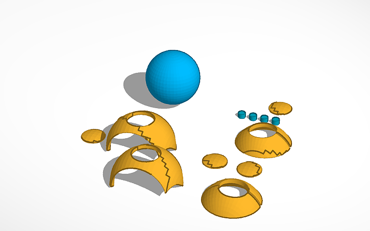 3D design Chronovoid Orb Valorant - Tinkercad