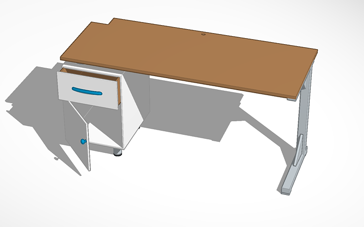 3D design Office Table - Tinkercad