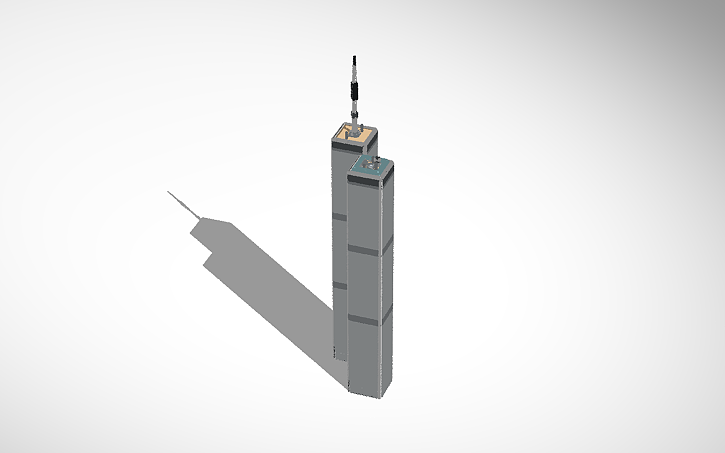 3D design Twin Towers | Tinkercad