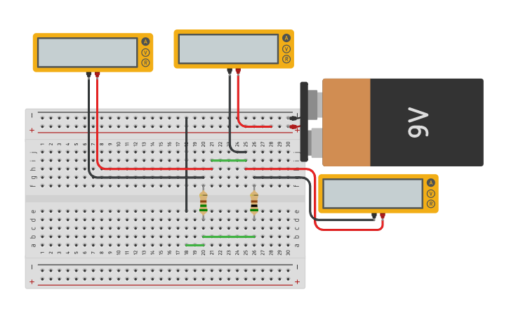 Circuit design Circuíto paralelo | Tinkercad