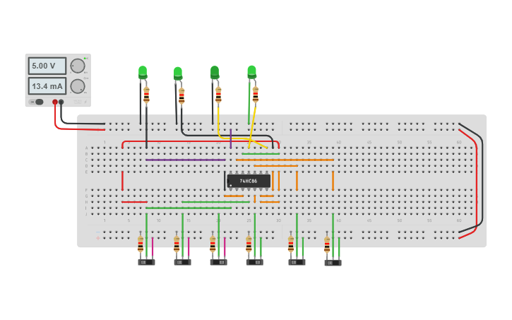 Circuit design Copy of Miss Gizele - Logic Trainer Lay out for Students ...