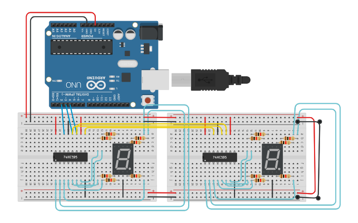 Circuit design 1 - Tinkercad