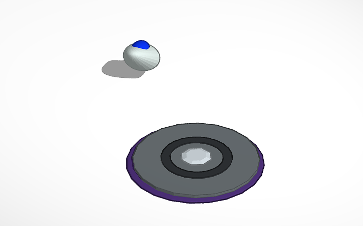 3D design Teleporter Pad/ Remote | Tinkercad
