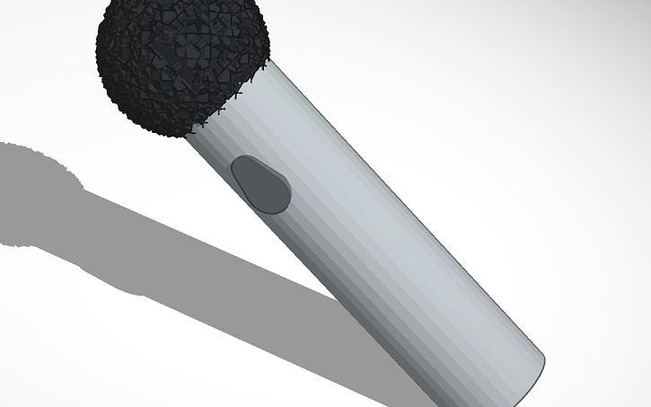 3D design microphone - Tinkercad