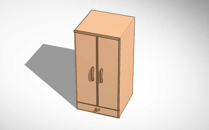 3D design Cupboard - Tinkercad