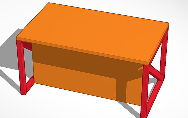 3D design Mesa recepção | Tinkercad