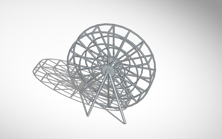 3D design ferris wheel - Tinkercad