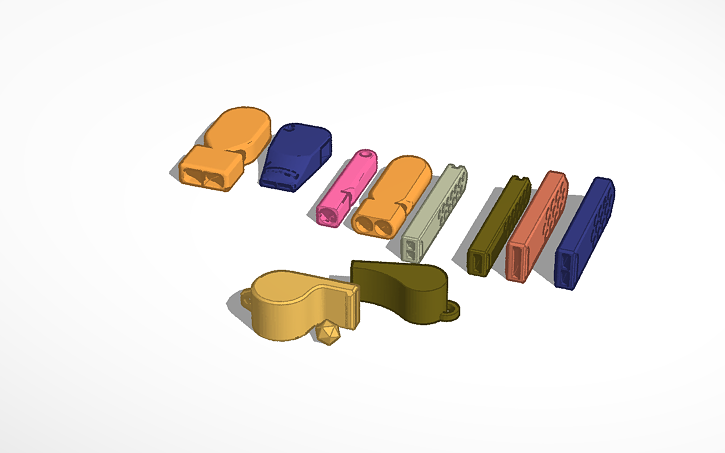 3D design Whistles | Tinkercad