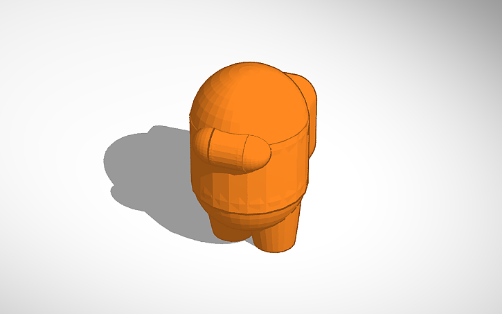 3D design Yurely's among us character - Tinkercad