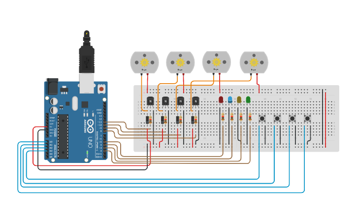 Circuit design Vending Machine Design Problem | Tinkercad