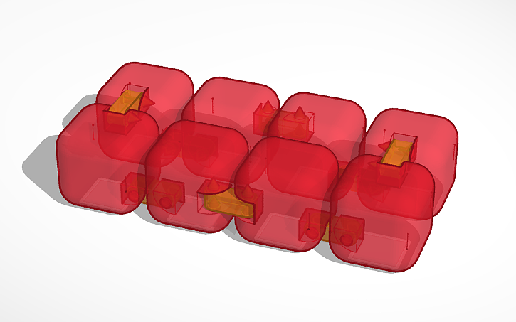 3D design infinity cube fidget - Tinkercad