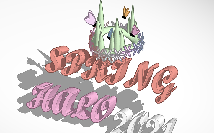 3D design Spring Halo 2021 Concept for Royal High - Tinkercad