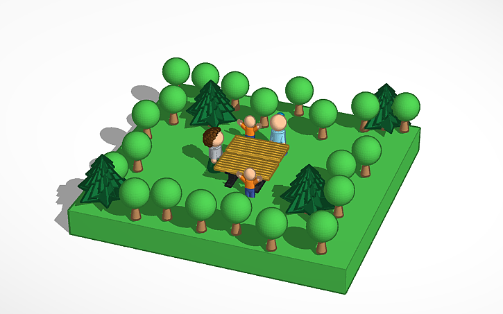 3D design Picnic - Tinkercad