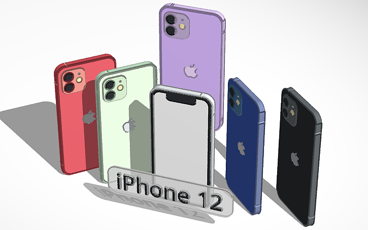 3D design Apple iPhone 12 - Tinkercad