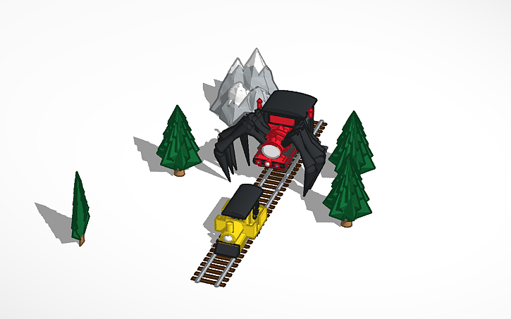 3d Design Choo Choo Charles Tinkercad