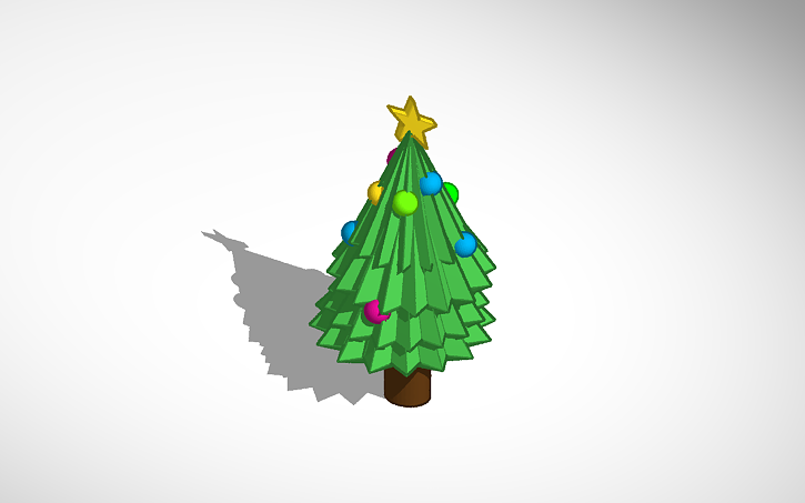 3D design Christmas tree | Tinkercad