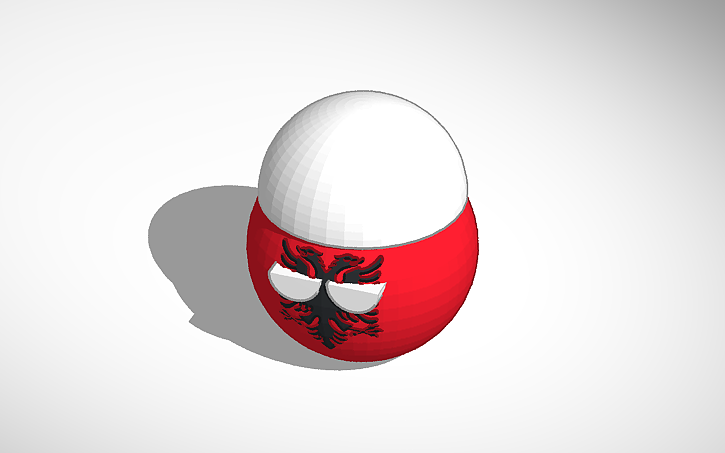 3D design Albaniaball - Tinkercad