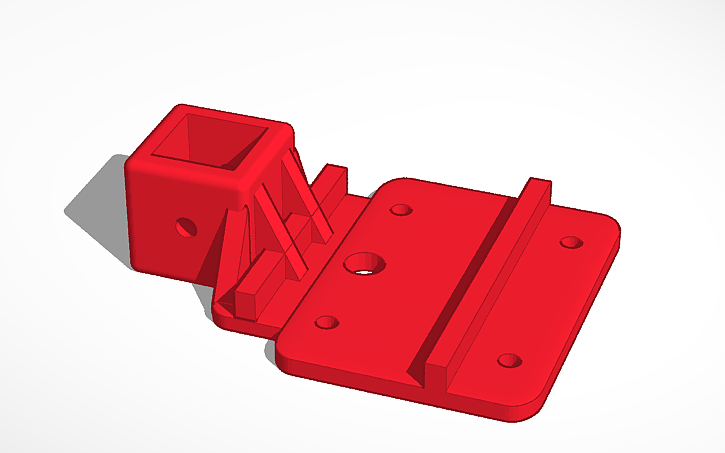 3D design Stepper_X3_backplate - Tinkercad
