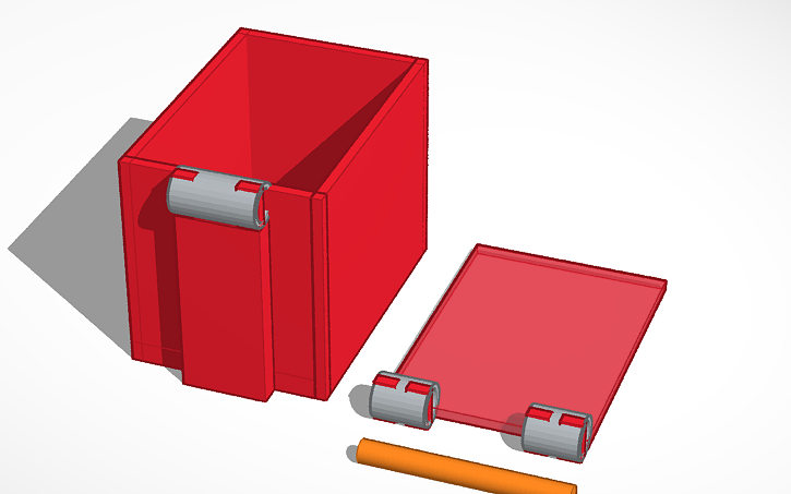 3D design magic card holder - Tinkercad