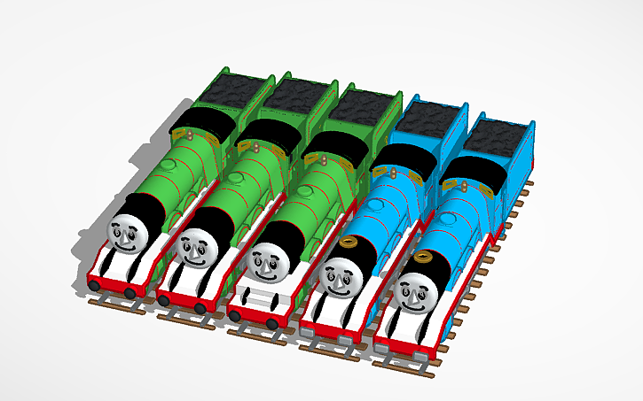 3D design OLD Henry The Green Engine(s). - Tinkercad