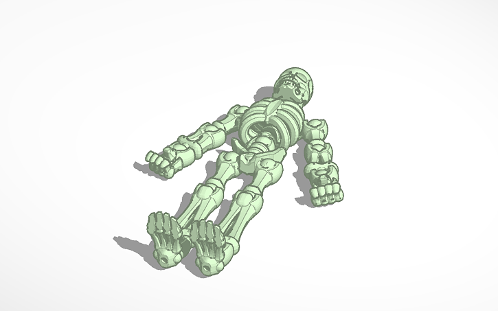 3D design Skeleton - Tinkercad