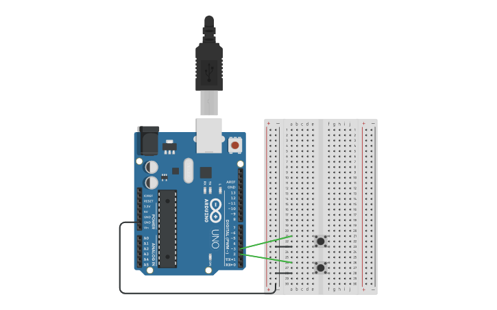 Circuit Design Counting To 10 With Arduino Library Tinkercad 7365